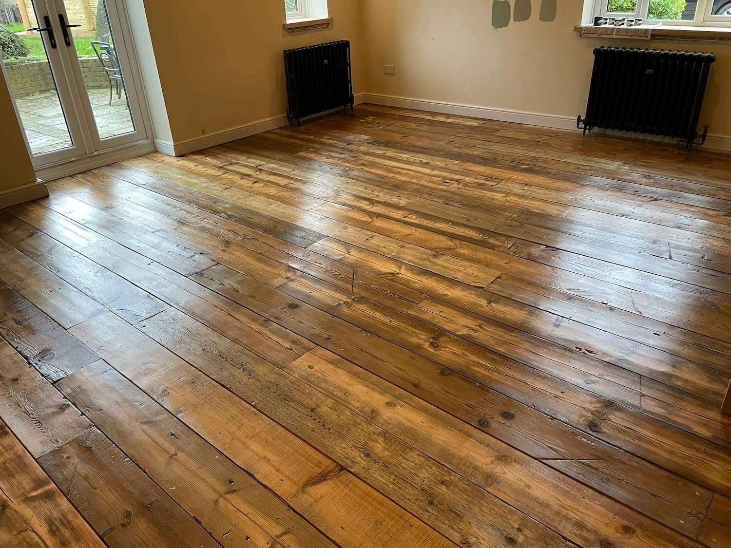 Reclaimed Rustic Pine Floorboards - Reclaimed Wood Flooring UK